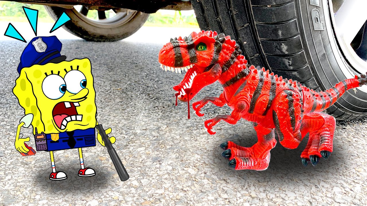 Spongebob và Khủng Long Tinh Nghịch - Video Doodle 🚙 Crushing Crunchy ...