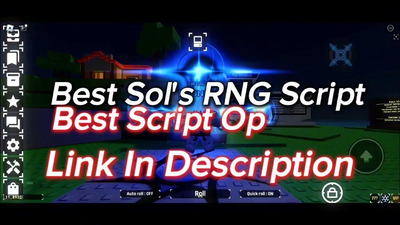 [OP] Sol's RNG Script 🔥 Best Macro, Auto Take Items, Auto Use Potion ...