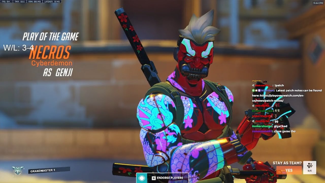 MEET THE #1 GOD OF GENJI- NECROS! INSANE TOP 500 GENJI GAMEPLAY ...