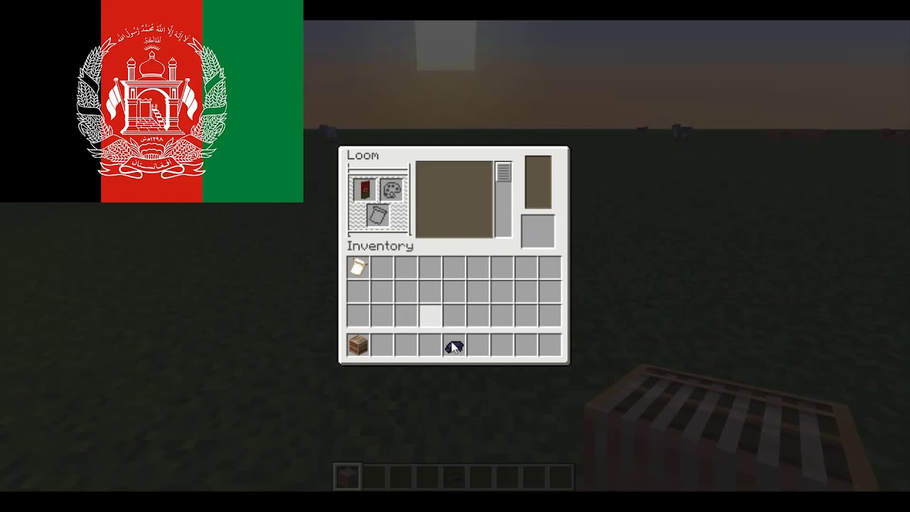 Minecraft Flag Banner Tutorial: Afghanistan - SRPFC - YouTube