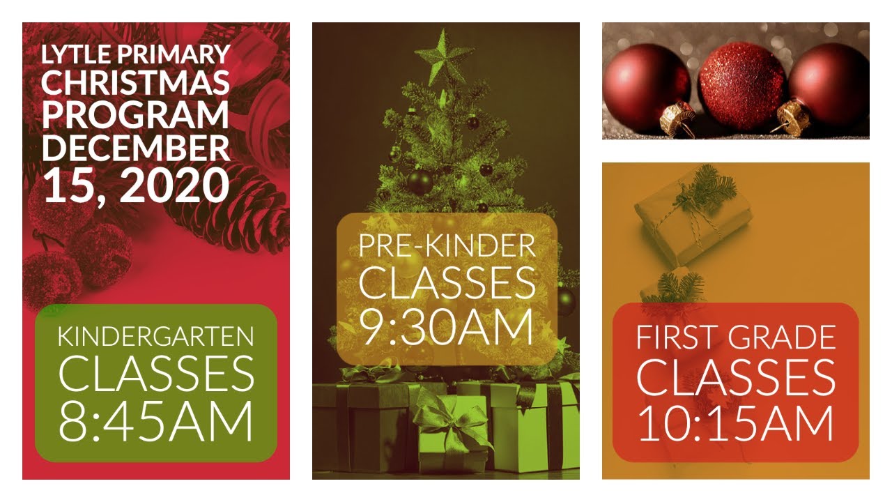 Lytle Primary Christmas Performance 12-15-2020 - YouTube