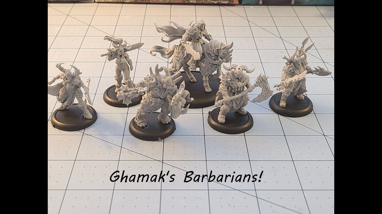 Ghamak- checking out Ghamak's modular barbarians! - YouTube