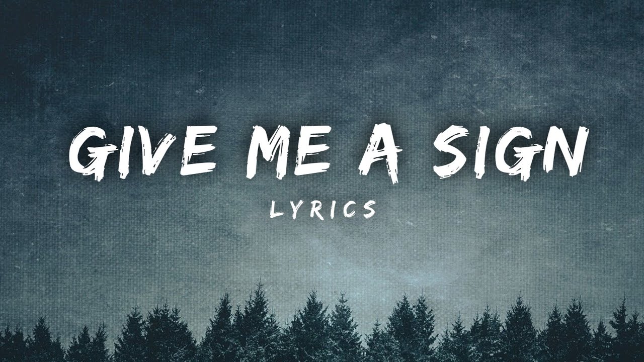 𝙂𝙄𝙑𝙀 𝙈𝙀 𝘼 𝙎𝙄𝙂𝙉 𝙇𝙔𝙍𝙄𝘾𝙎 (Official Video Lyrics) - YouTube