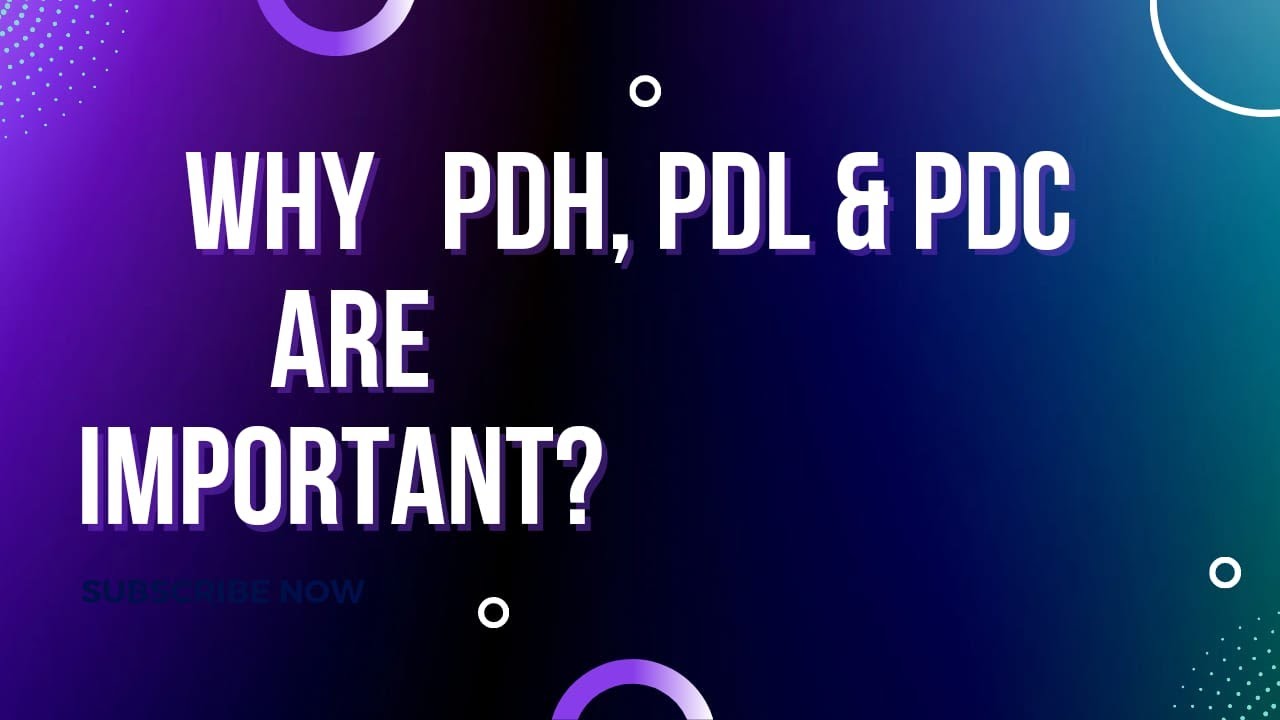 How to use PDH,PDL and PDC - YouTube