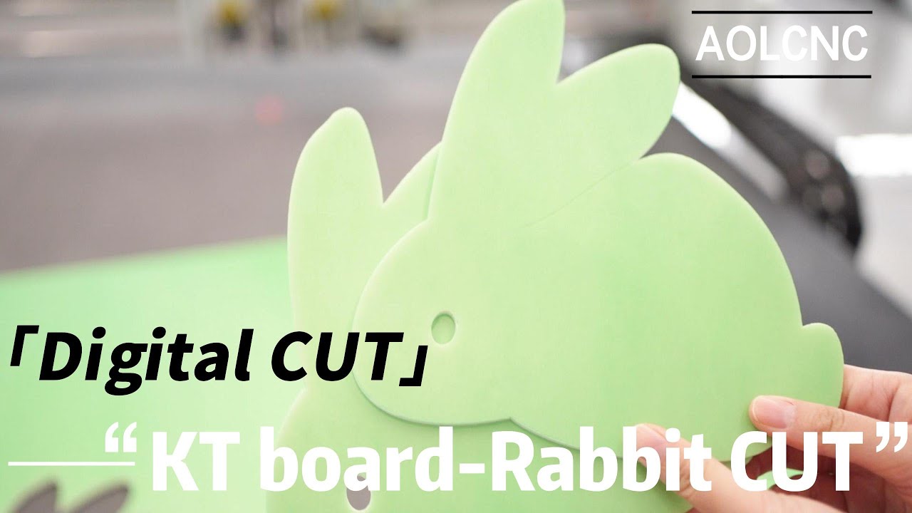 Rabbit CUT！ KT board creative cutting - YouTube