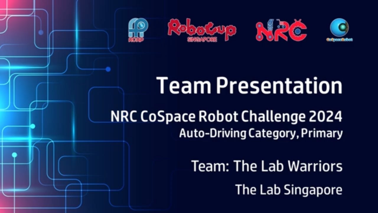 NRC24.1 - The Lab Warriors - NRC 2024 CoSpace Robot Challenge - CoSpace Auto Driving - Primary ...
