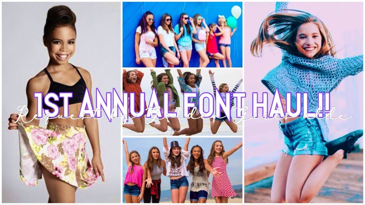 Font Haul! | Requested by Golden Girls ALDC! - YouTube