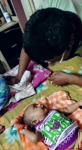 #Risha_with_her_Papai😍 ️#my_cute_baby#Our_Sourima#cute_baby_girl_status ...