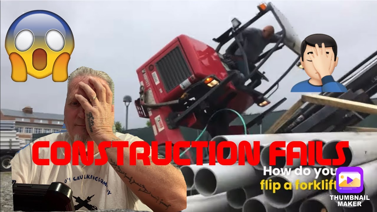 CONSTRUCTION WORKER REACTS TO CONSTRUCTION FAILS - YouTube