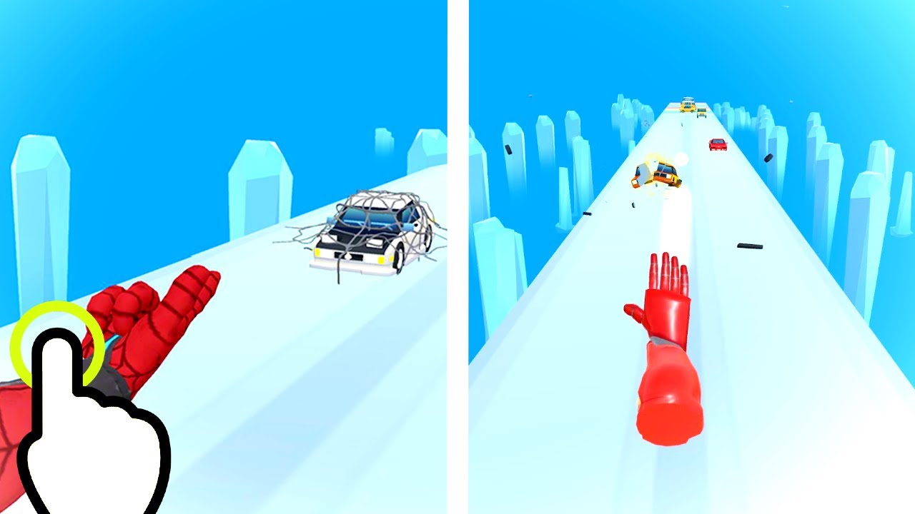 Hero Arms - Hero Hand Run - All Levels iOS Android GamePlay - YouTube