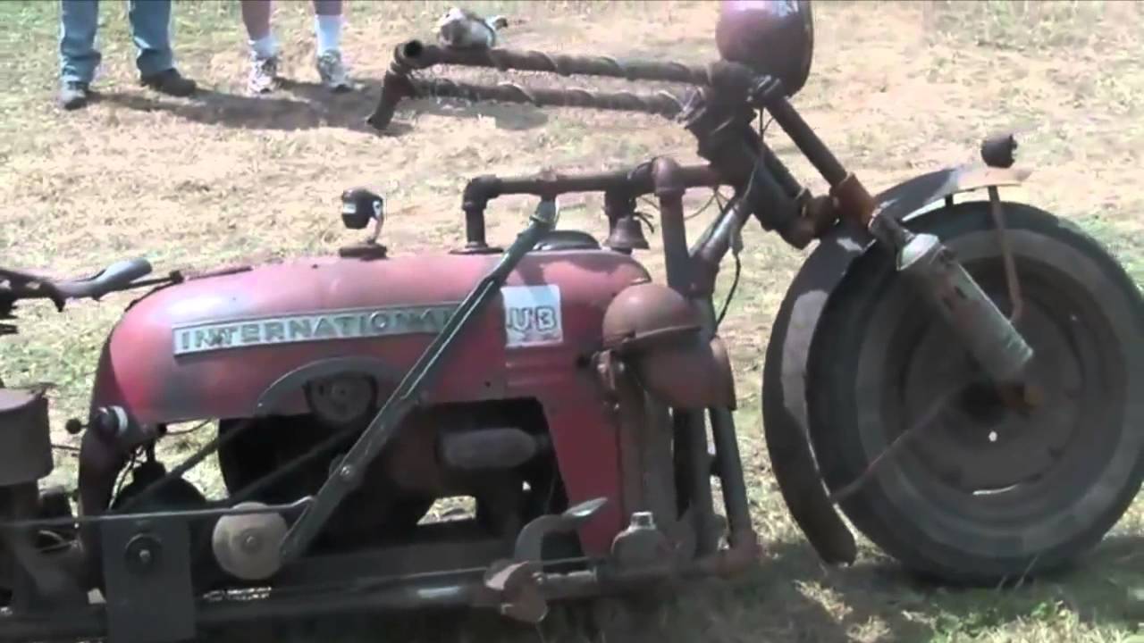 Technology News Amazing Technology ... Bike made From Tractor # ...