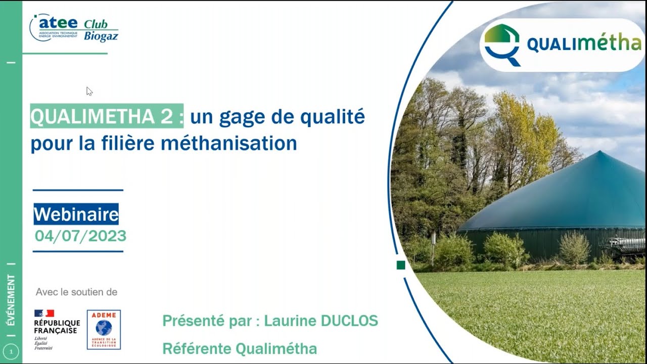 Qualimétha 2, un gage de qualité pour la filière méthanisation - IDF ...