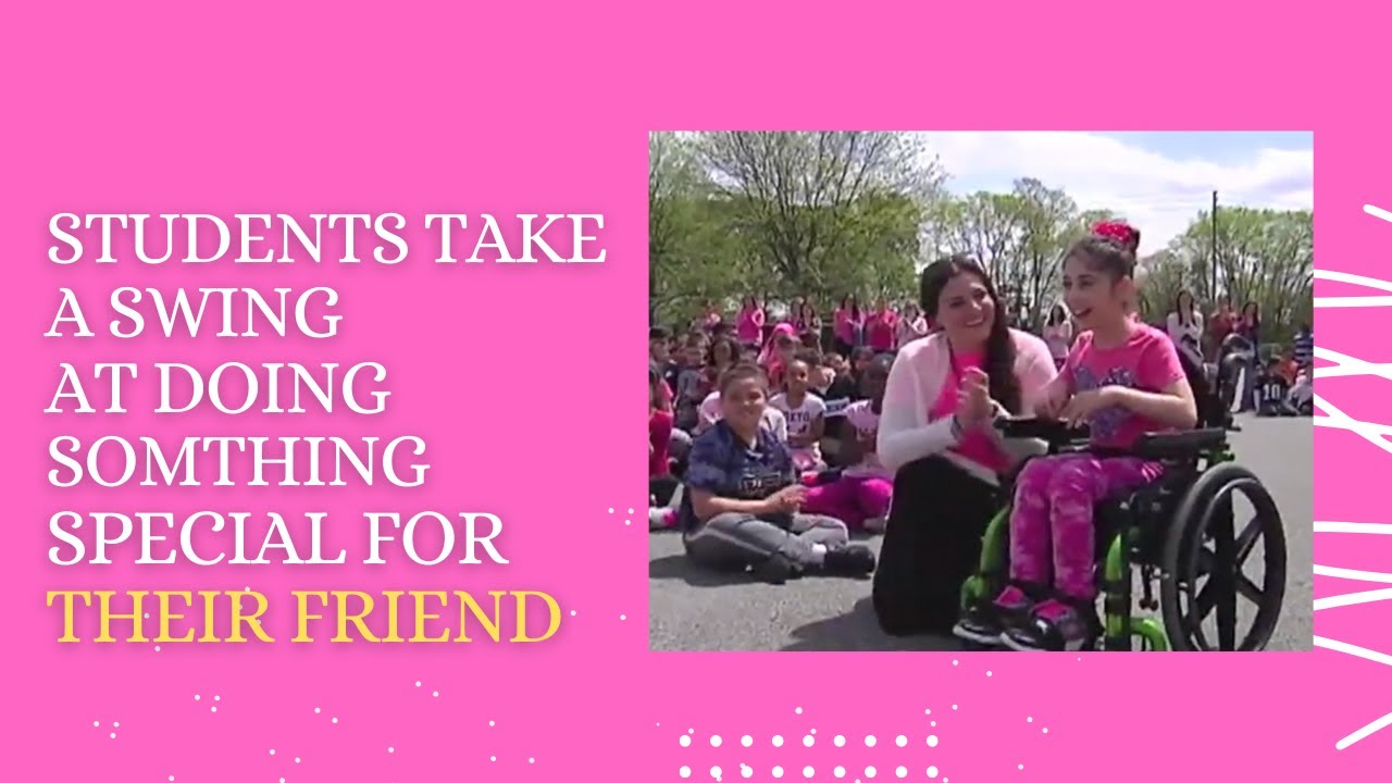 Students Take A Swing At Doing Something Special For Their Friend - YouTube