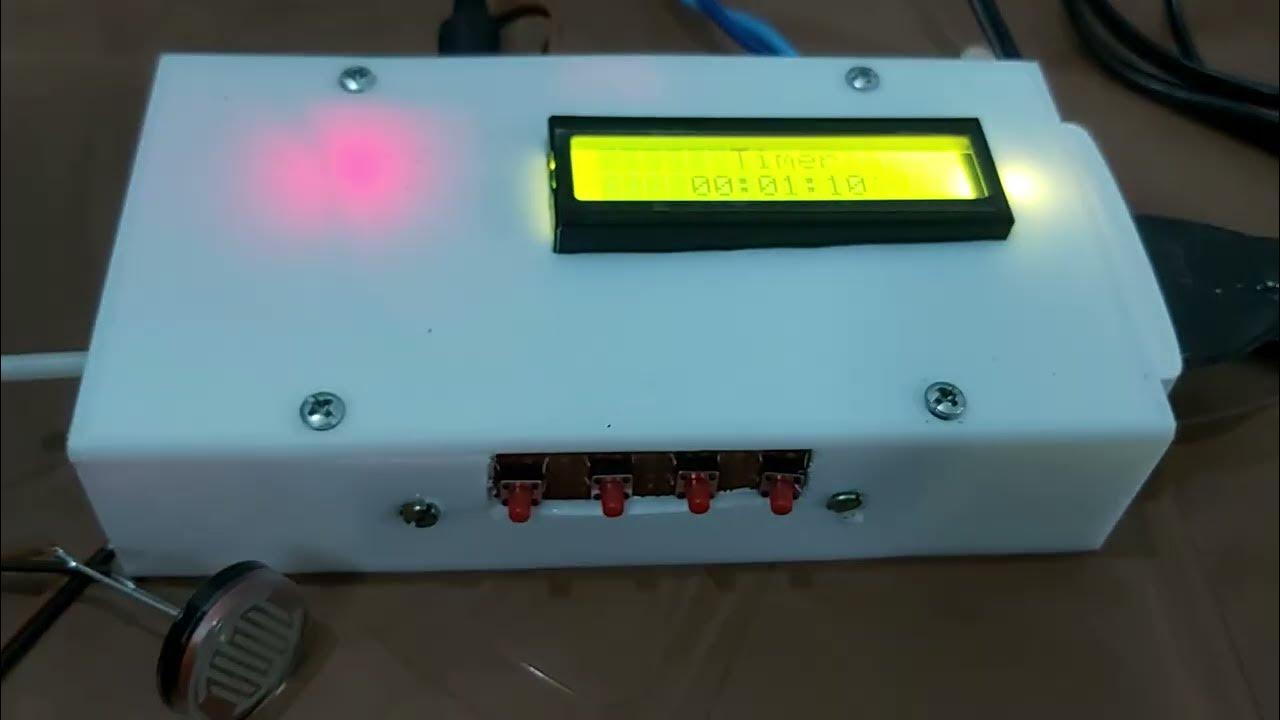 Multi purpose timer kit (Dark activated timer) - YouTube