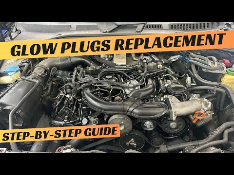 VW Touareg, Audi A4, A6 3.0 TDI glow plugs replacement - YouTube