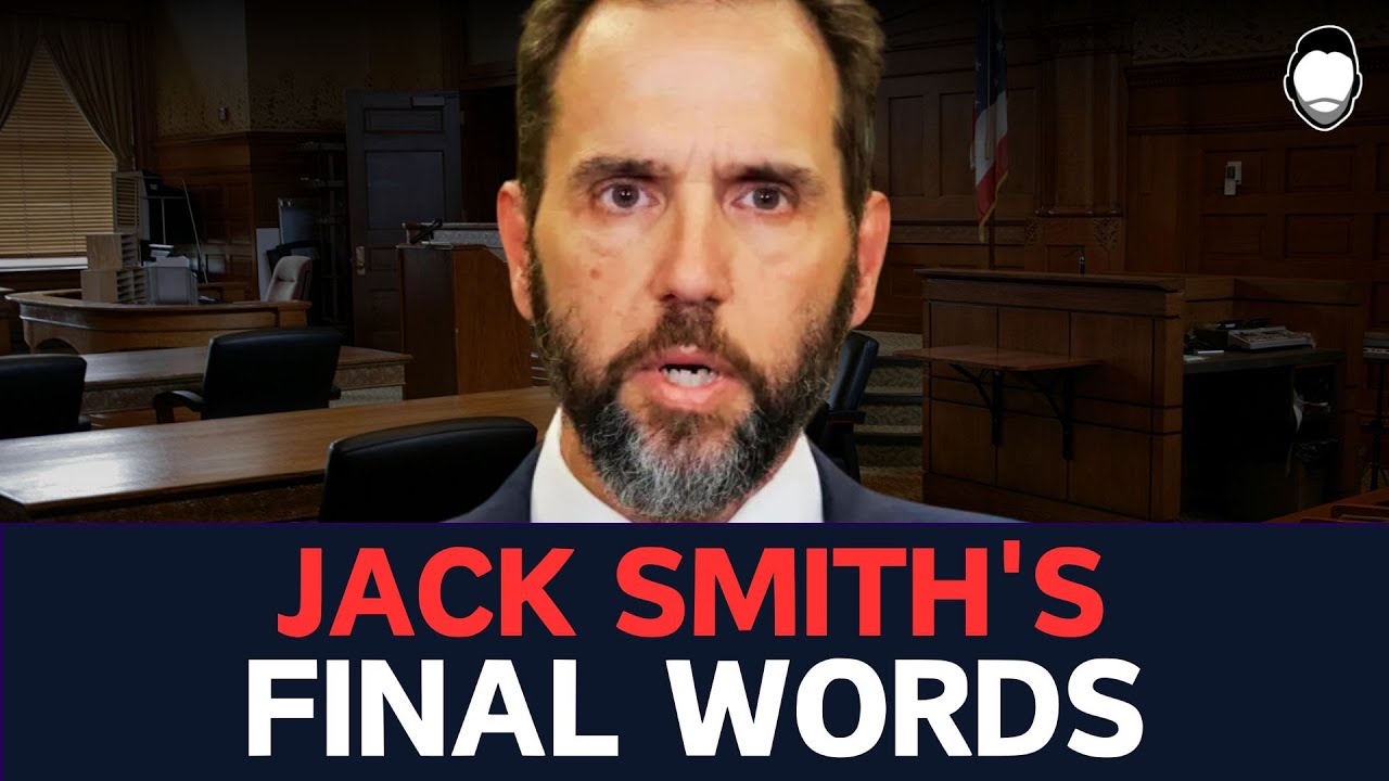 Jack Smith's FINAL WORDS on ILLEGAL Appointment to Case - YouTube