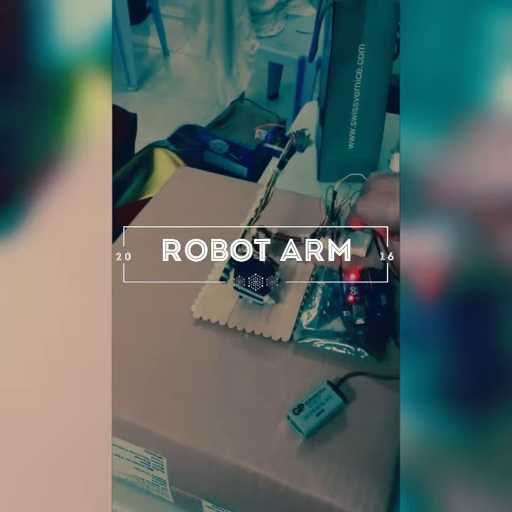 Simple Robot Arm using Arduino UNO - YouTube