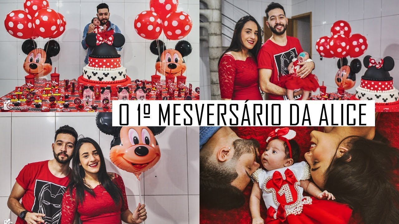 O 1º MESVERSÁRIO DA ALICE MARIA | VLOG ♡ - YouTube