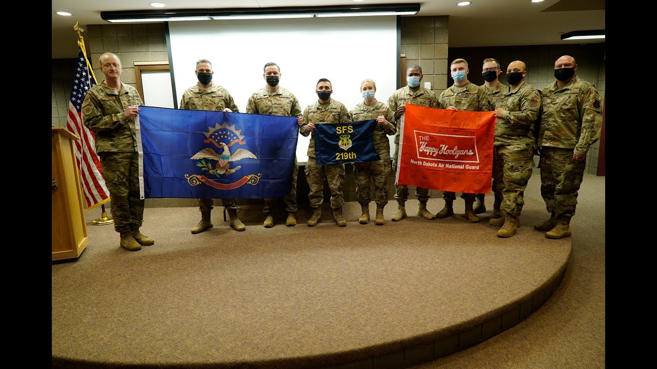 219th Security Forces Send-Off - YouTube