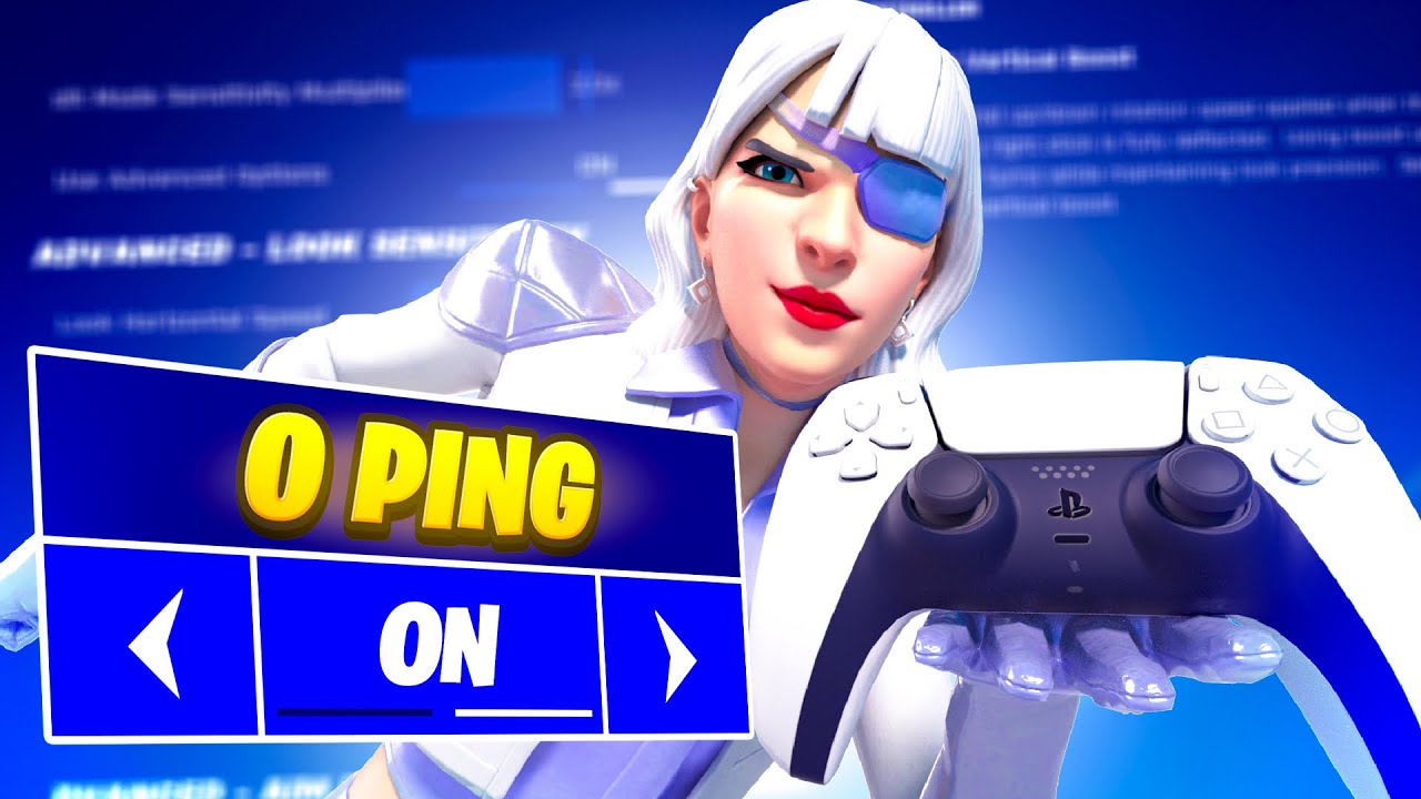 NEW Controller 0 PING SETTINGS + Sensitivity for Fortnite! - YouTube