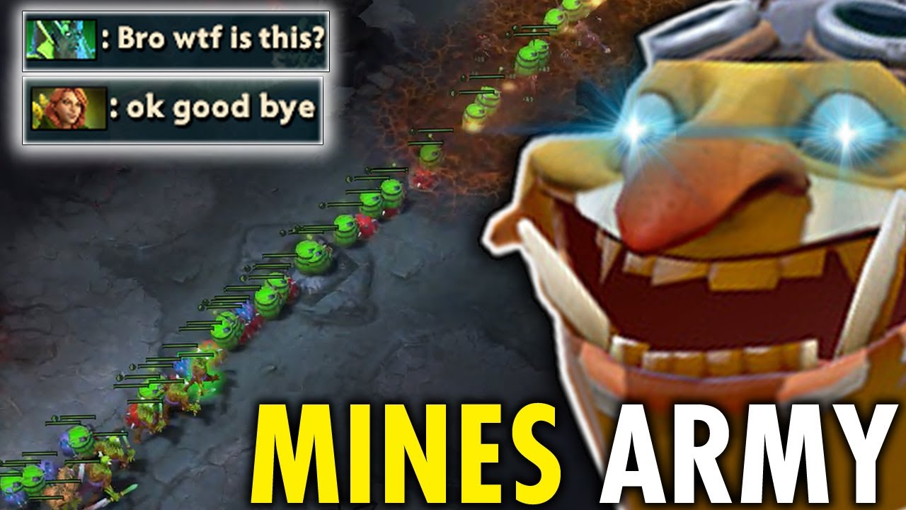 How to 100% Win with Techies?? WTF EPIC Sh*t Mines Army from BASE TO ...