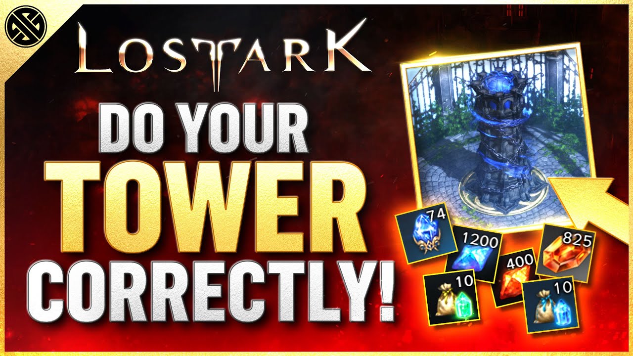 Lost Ark - Insane Tower Trick | Upgrade Your Alts QUICK | Don't Waste ...