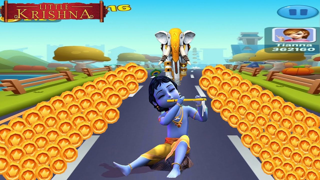 Little Krishna Run Game - Lord Krishna 👊Defeating Enemy🥴 | Android/iOS ...