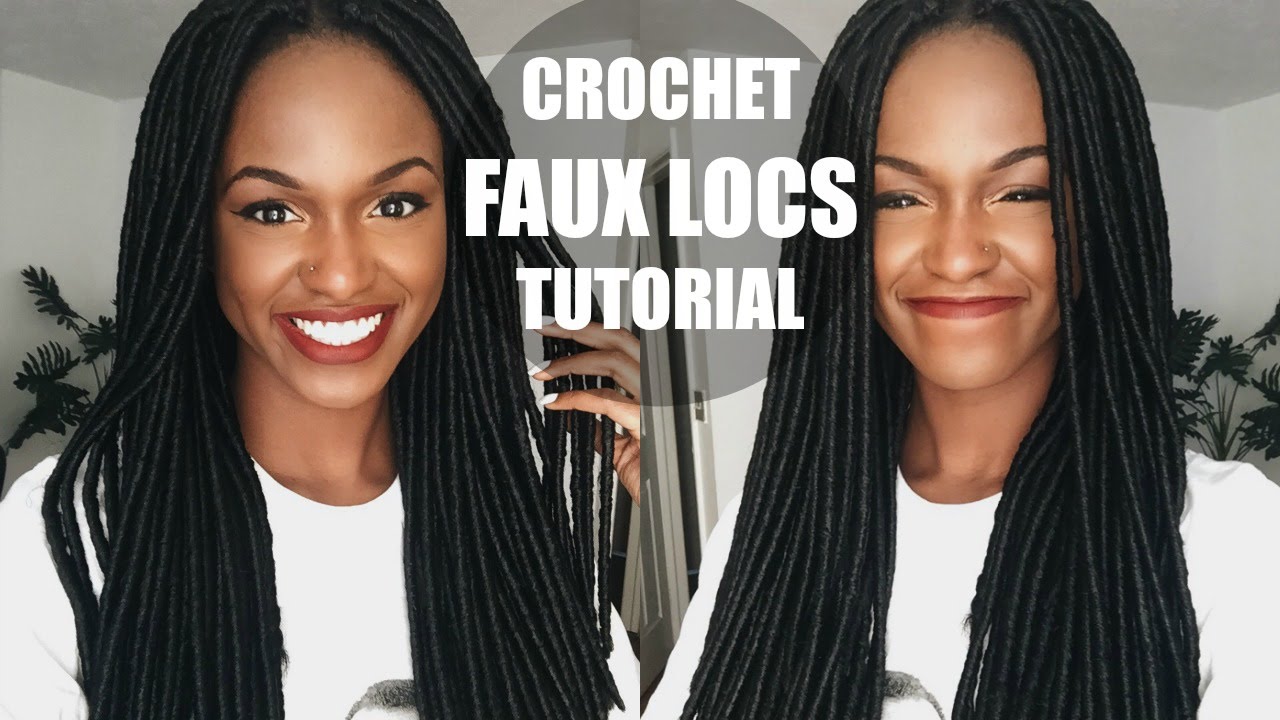 Tutorial | Faux Locs In Less Than 2 Hours! Crotchet Method - YouTube
