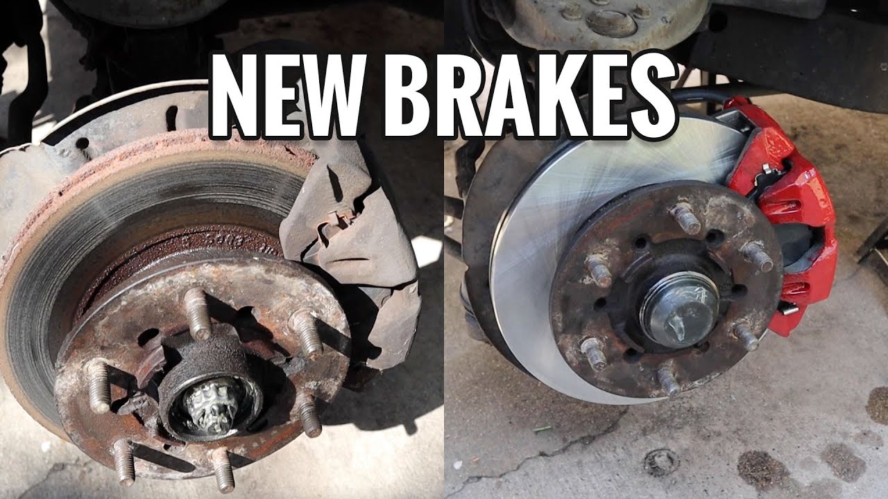 How to Replace Front Brakes: Rotors, Calipers and Pads on Mazda B2200 ...