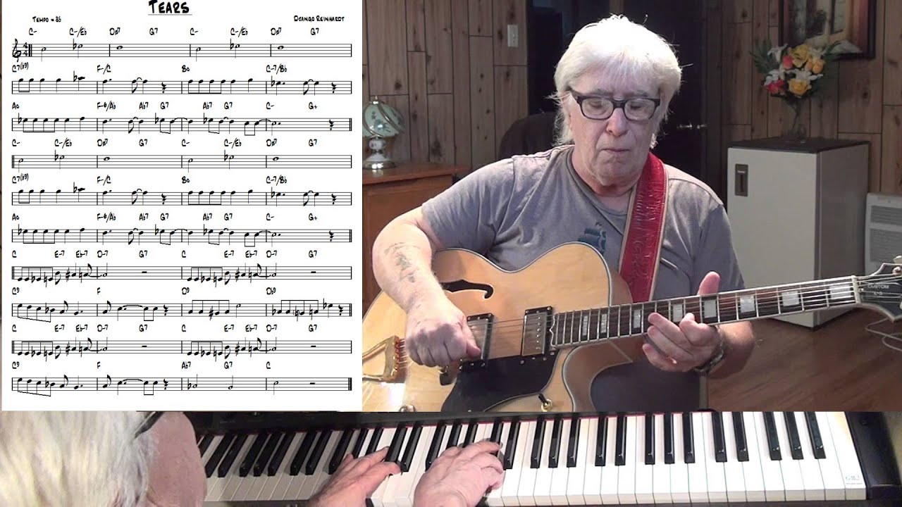 Tears - Jazz guitar & piano cover ( Django Reinhardt ) - YouTube