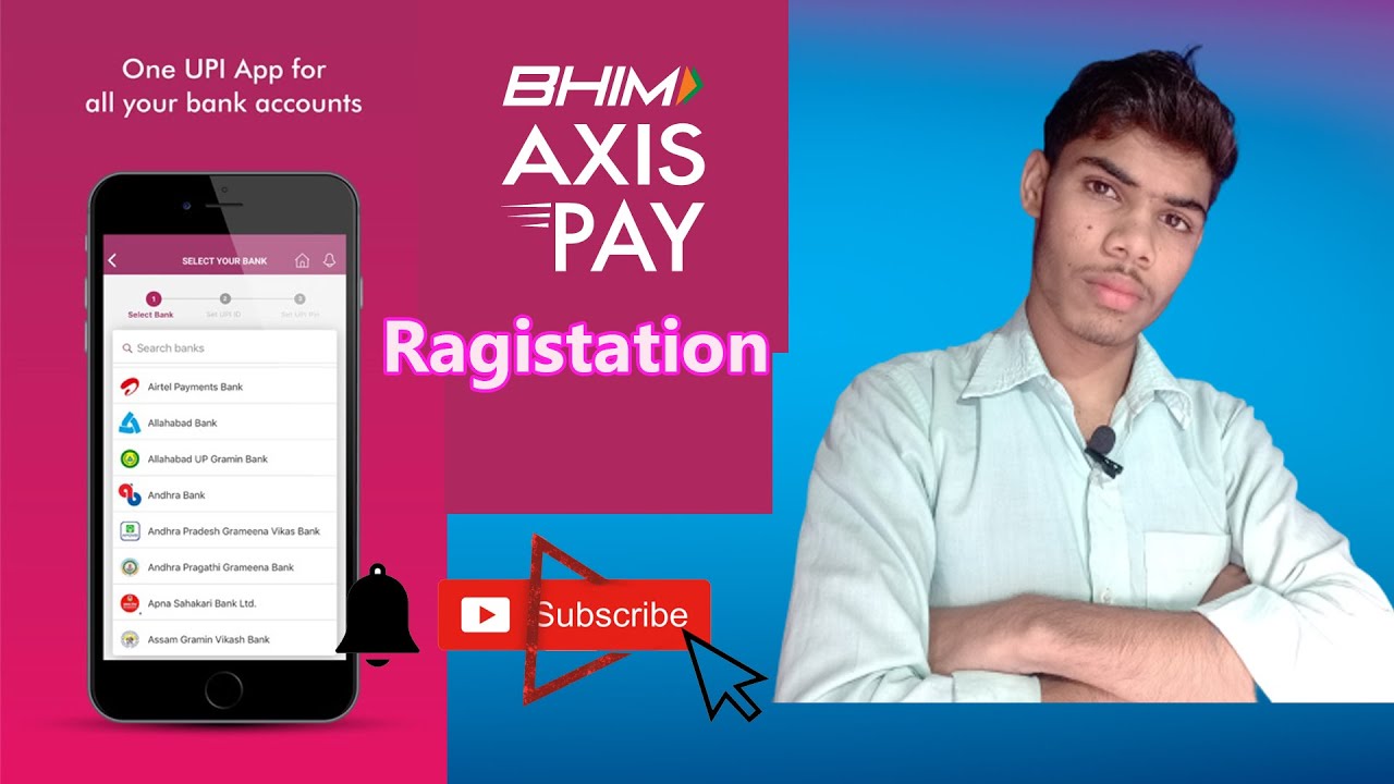 Bhim Axis Pay App Registation Full Details||#SkBanking# - YouTube