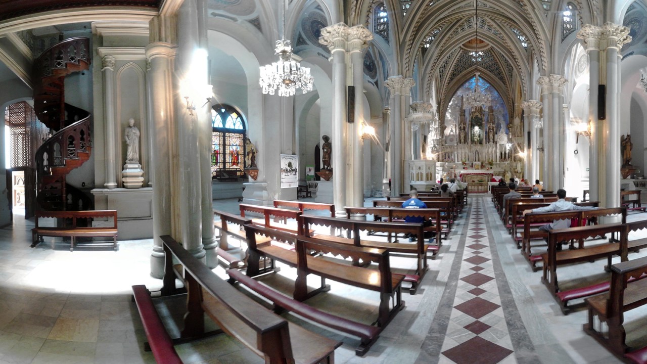 Iglesia Santa Capilla Caracas en 360!!! - YouTube