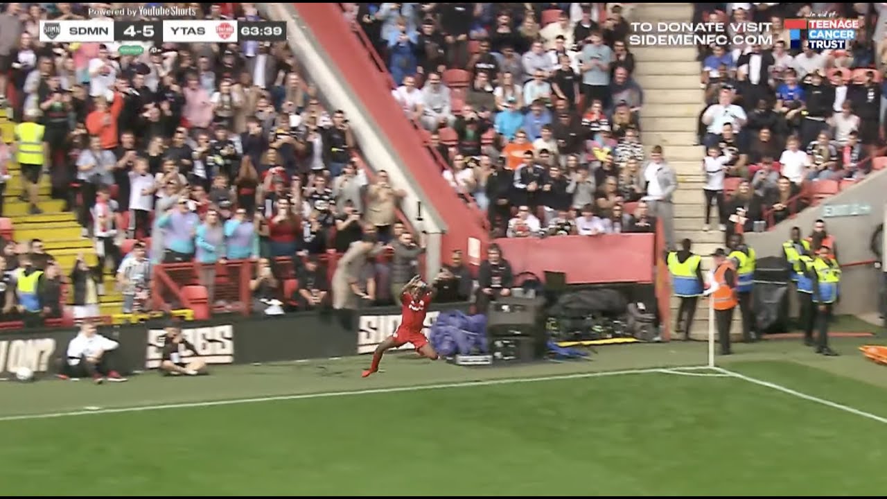 ISHOWSPEED SCORES AND CELEBRATES AN OFFSIDE GOAL 😂🔥 - YouTube