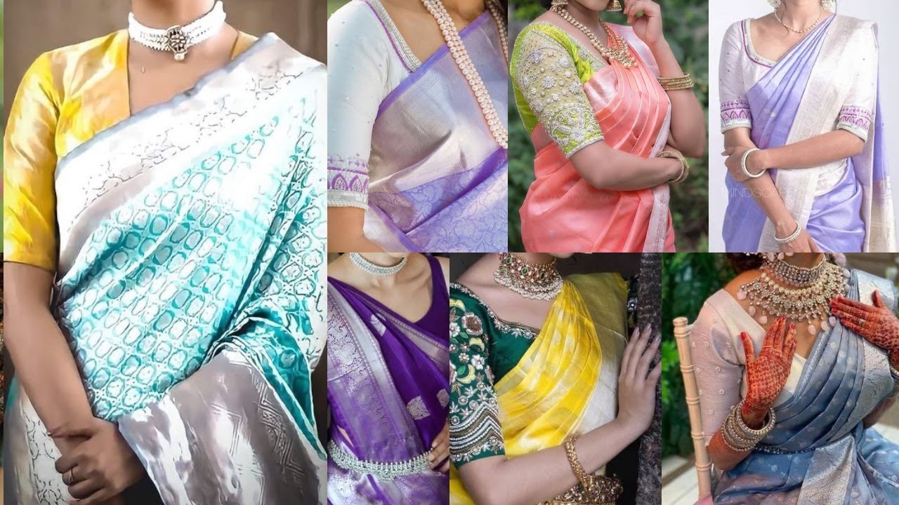 Beautiful PASTEL SILK SAREES for a stunning look - YouTube