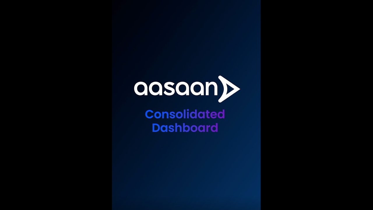 Aasaan Checkout -Consolidated Dashboard. - YouTube