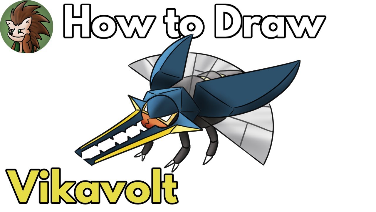 How to Draw Vikavolt | Pokémon #738 | Quick Drawing Tutorial - YouTube