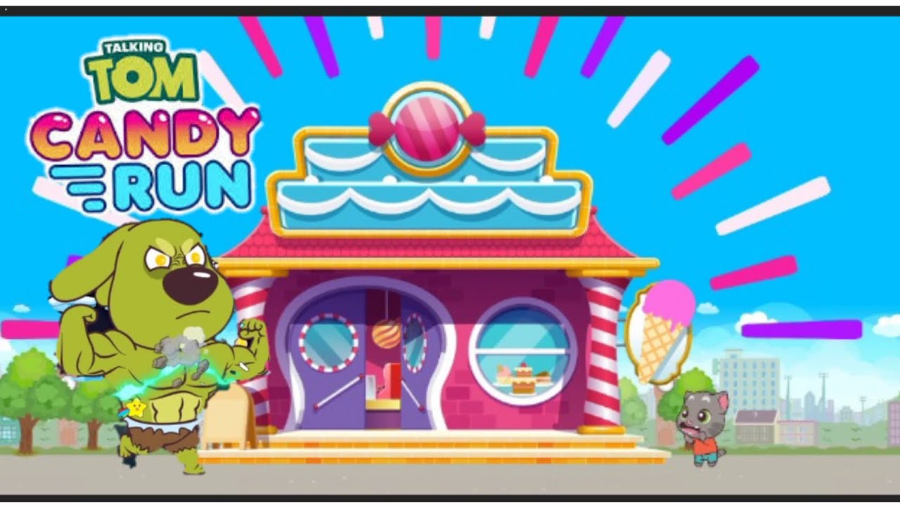 Talking Tom Candy Run - Candy World - YouTube
