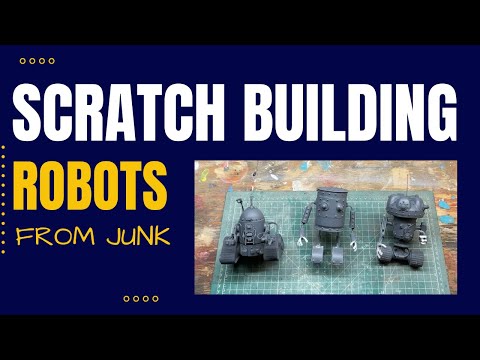 Scratch Built Robots made from junk and recycled bottles - YouTube
