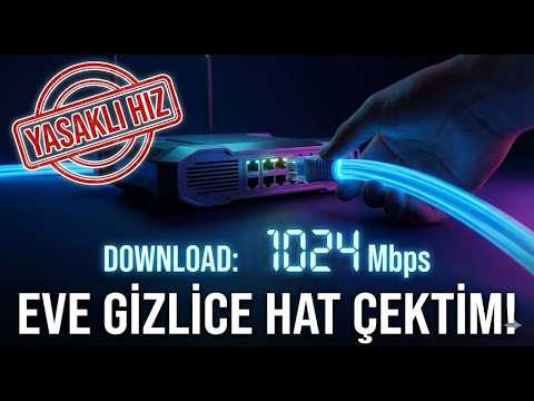 TÜRKİYE'DE BU HIZ YASAKLANMALI! 😱 (1000 Mbps Hız Testi)