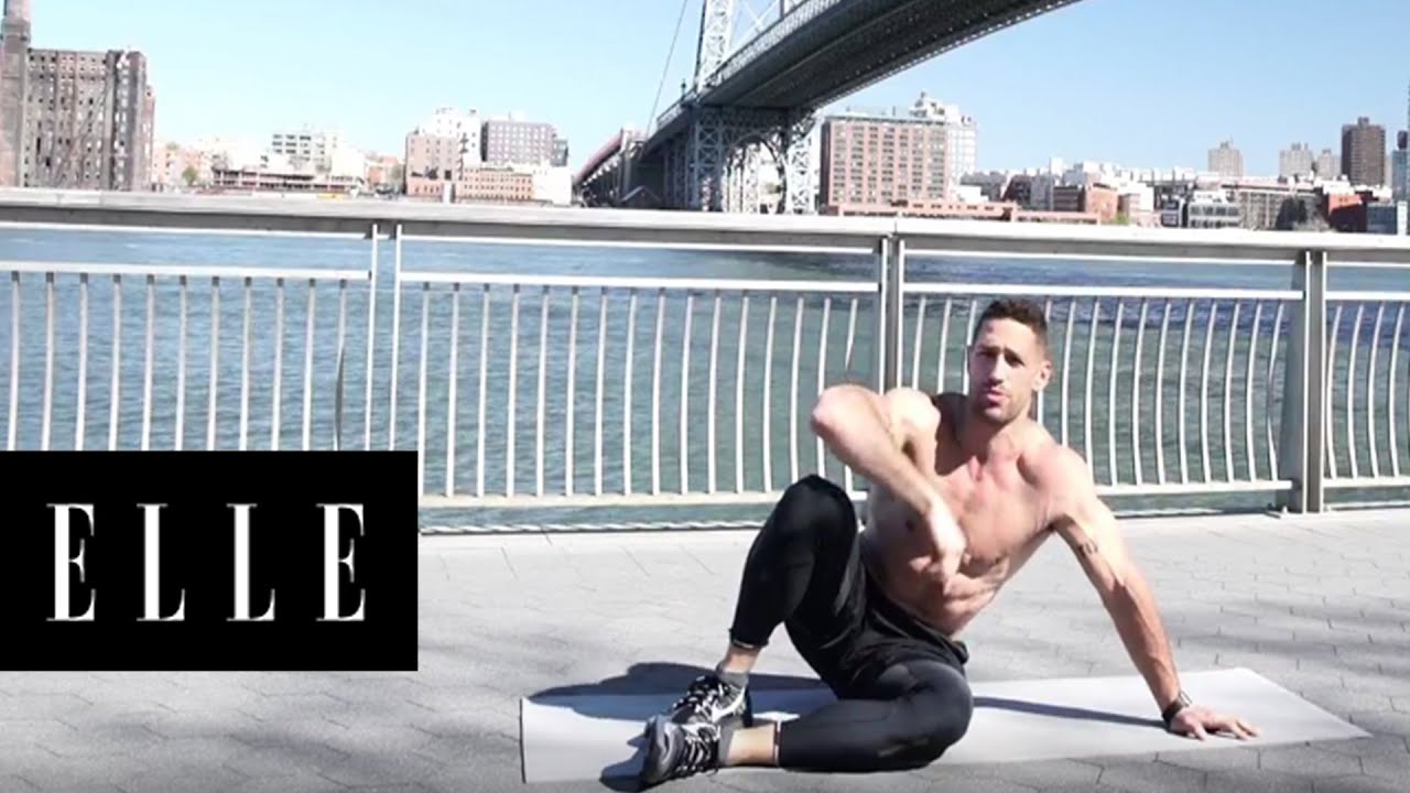 4 Insane Ab Exercises That Shred Belly Fat | ELLE - YouTube