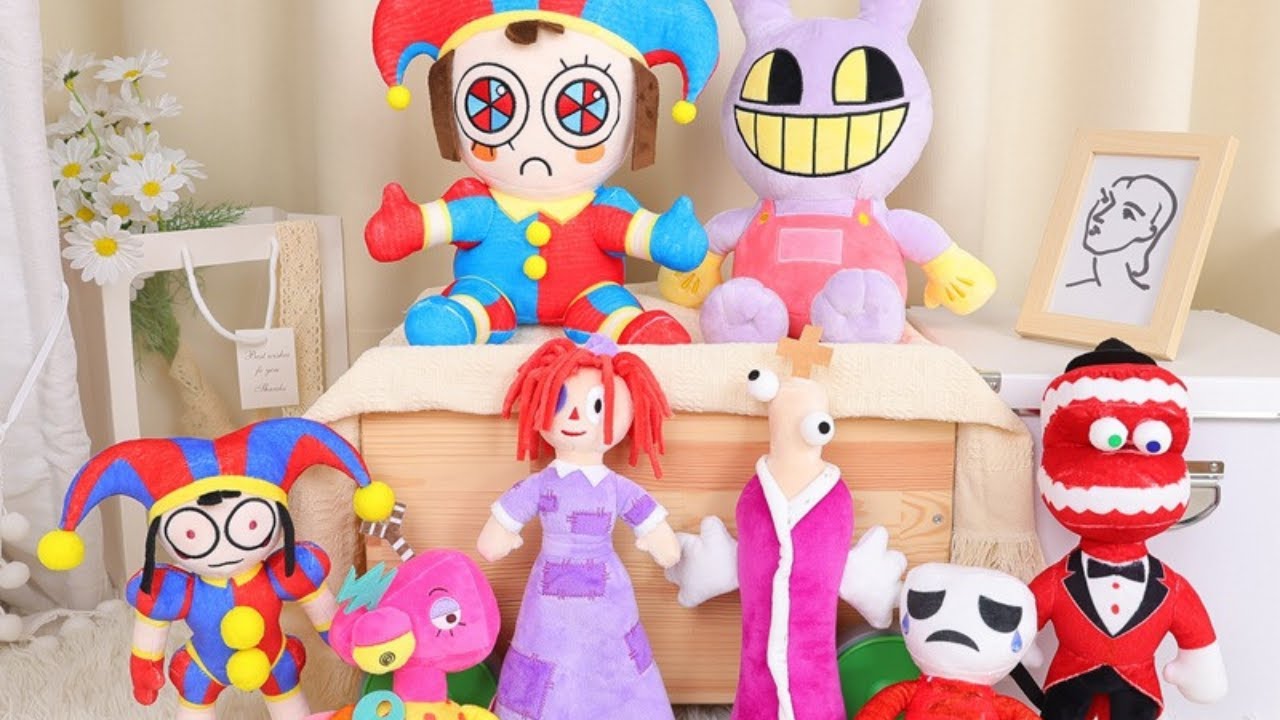 THE AMAZING DIGITAL CIRCUS Plush Toys ALL Characters in Real Life ...