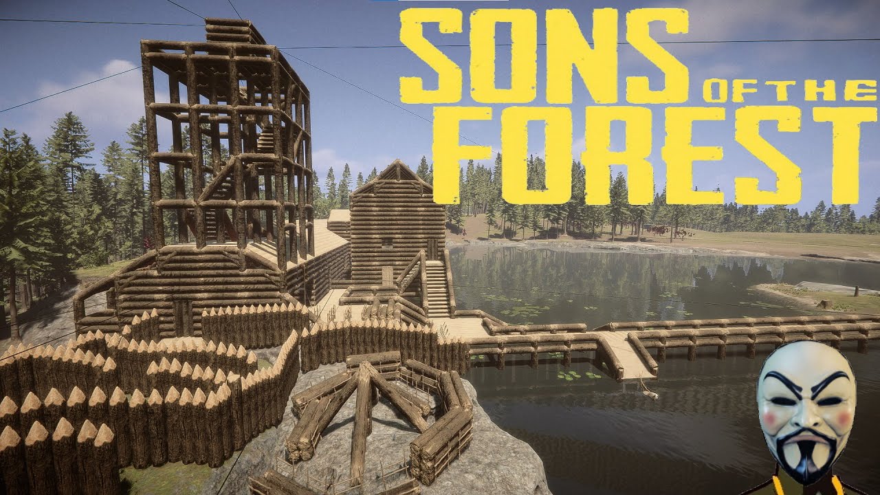 Sons Of The Forest - Construction de la fondation de la 2e maison (2/26) - YouTube
