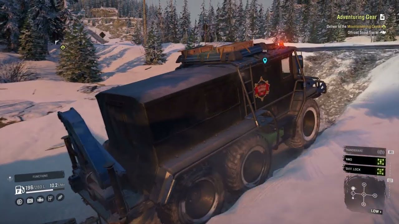 SnowRunner - Quebec - Adventuring Gear - Burlak 6X6 - YouTube