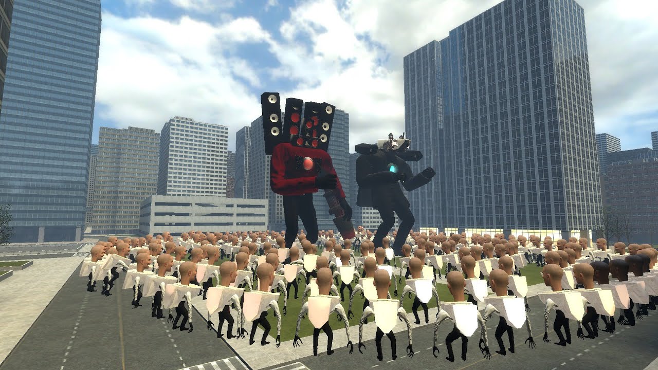 MECHA SPEAKERMAN x CAMERAMAN TITAN VS 100000000 MUTANT SKIBIDI TOILET ...