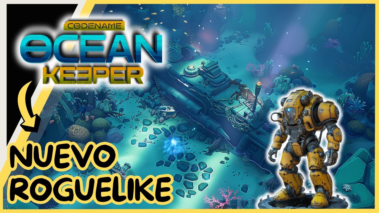 ROGUELIKE DE MINERIA Y DEFENSA OLEADAS EN OCEANO | Codename: Ocean Keeper - YouTube
