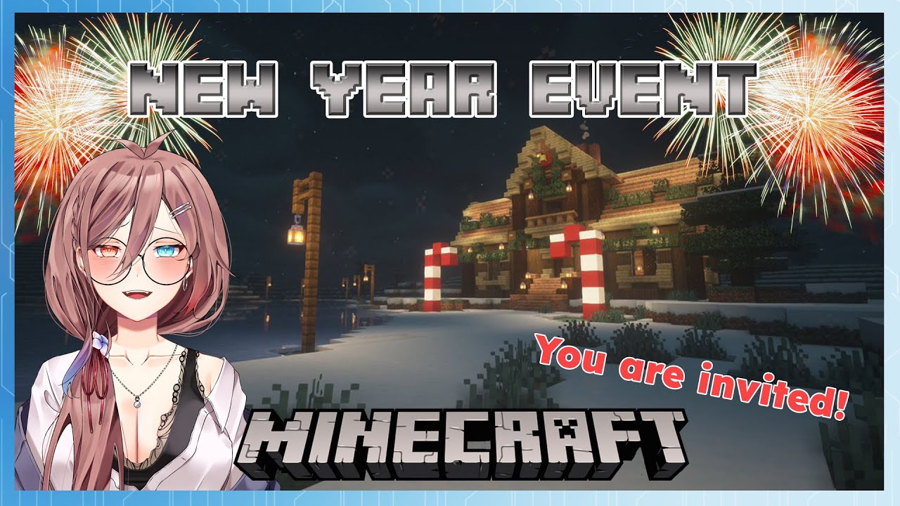 MINECRAFT 】New Year Countdown! You Can Join~【 Elula Fengari | VTUBER ...