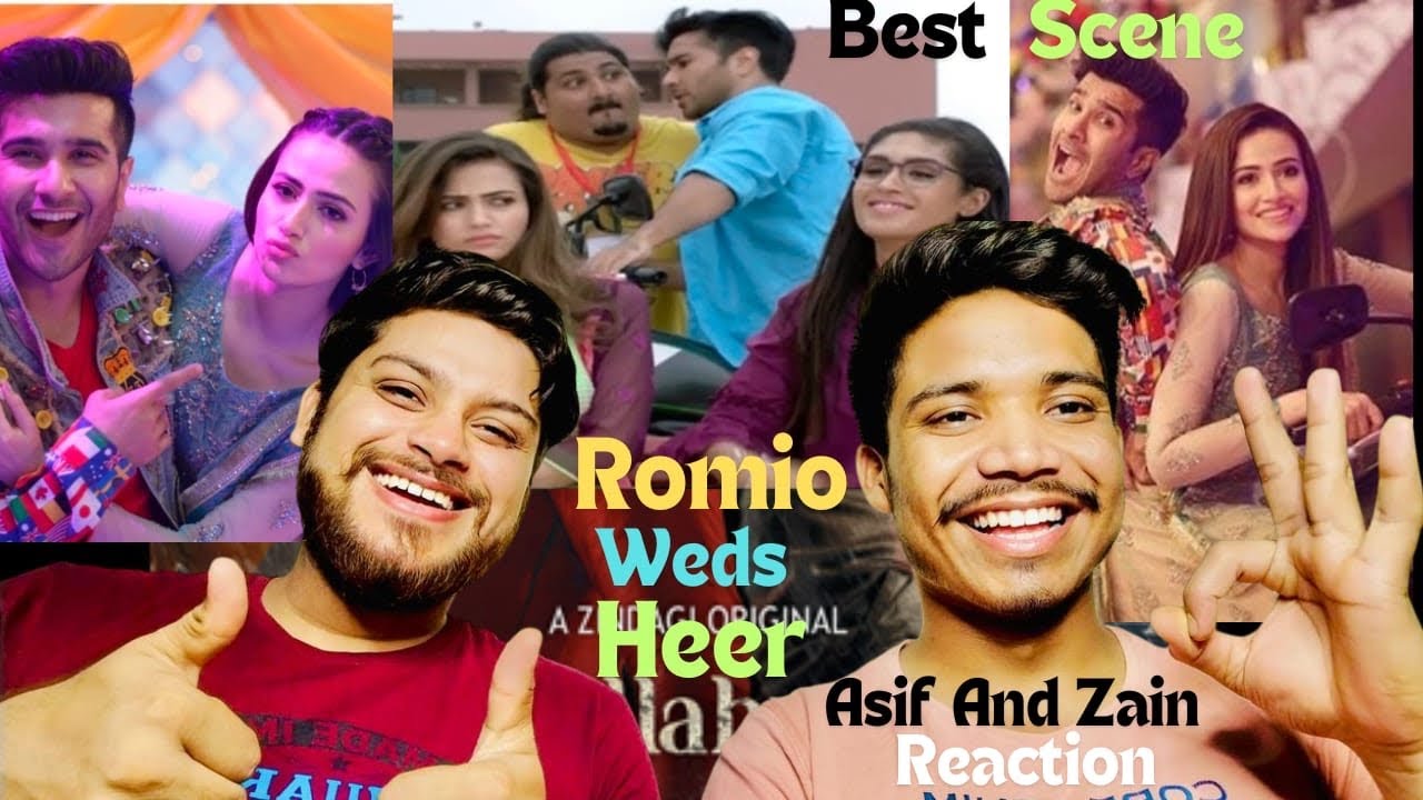 Indian Reacts On Romeo Weds Heer Funny moment 😂| Feroze Khan | Sana ...