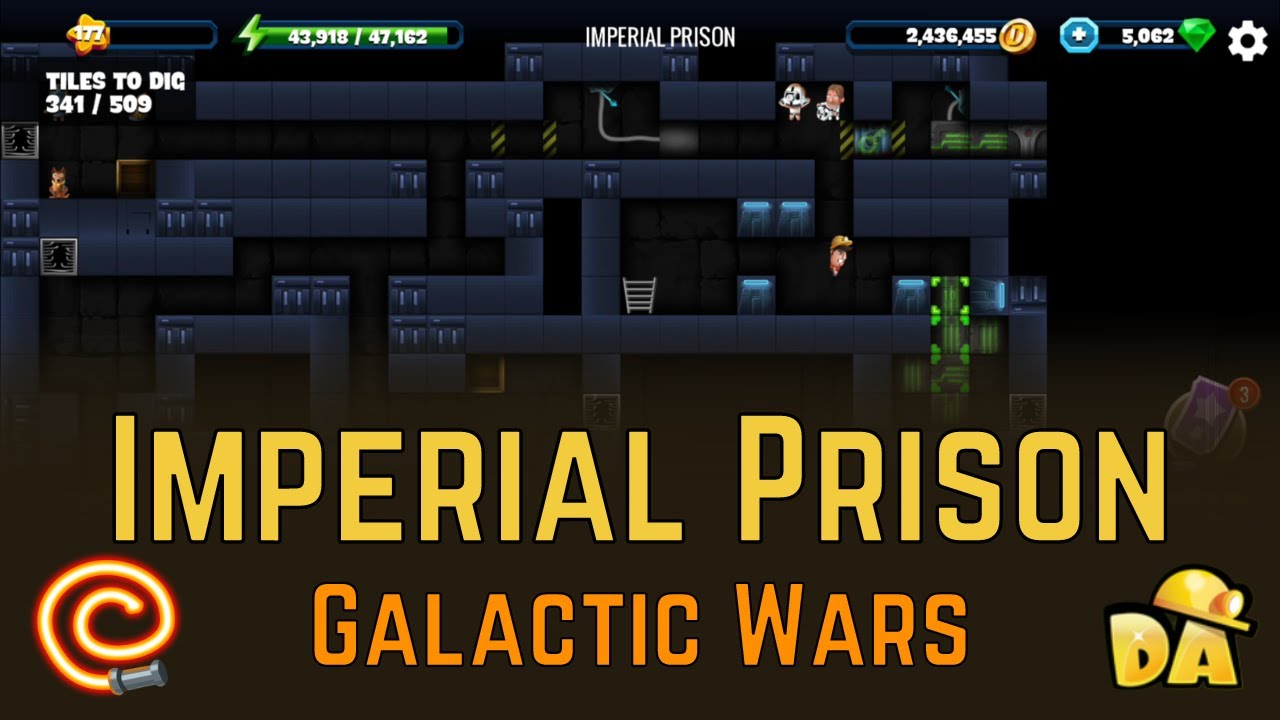 Imperial Prison - #3 Galactic Wars Remastered - Diggy's Adventure - YouTube