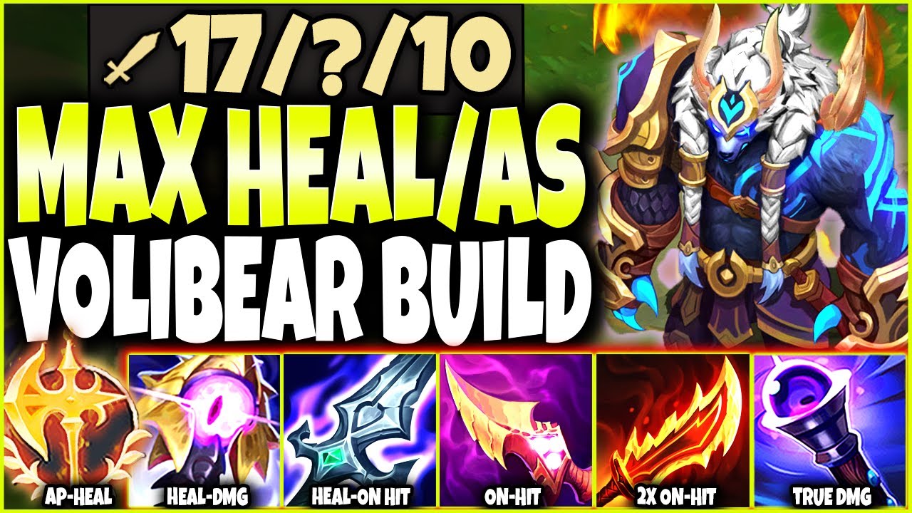 MOST GAME BREAKING VOLIBEAR BUILD EVER ~ MAX AP HEAL/ATTACK SPEED 🔥 LoL ...