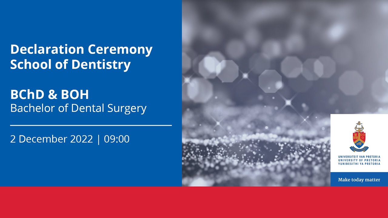 School of Dentistry Declaration Ceremony - YouTube